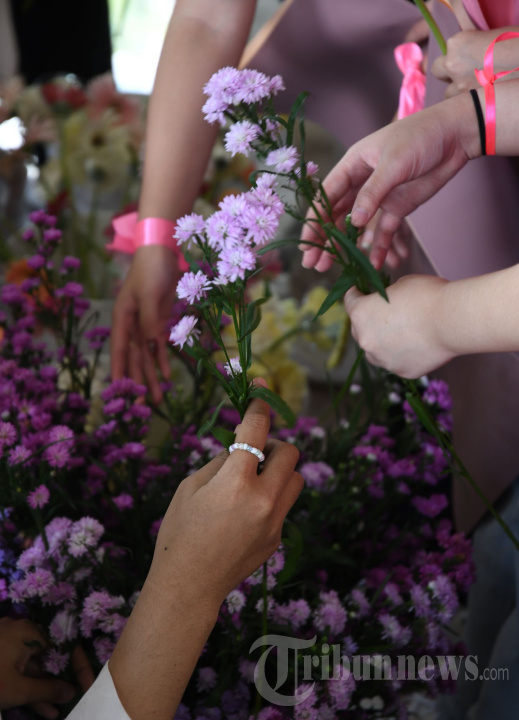 Rangkai Bunga Valentine Korean Style, Foto 6 #1990472 - TribunNews.com