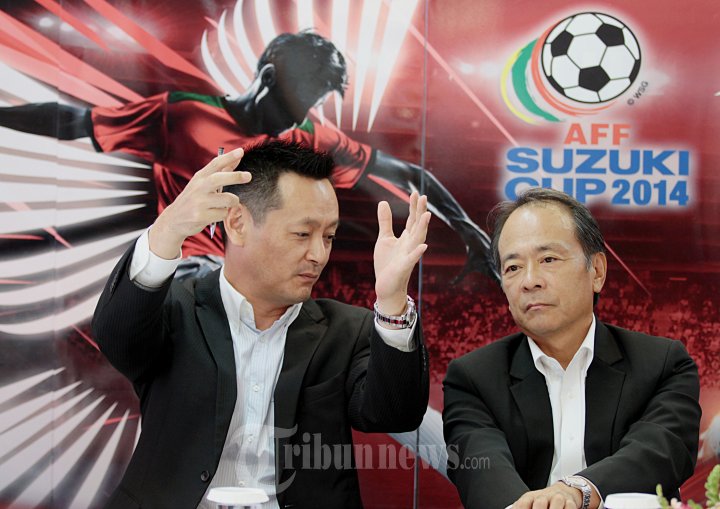 Shuji Oishi Konpers Kompetisi Sepakbola AFF Suzuki Cup 2014, Foto 3 #1412881 - TribunNews.com