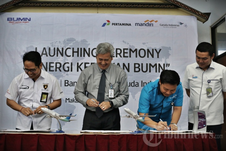Sinergi Kebaikan BUMN Pertamina-Mandiri-Garuda, Foto 1 #1763892 - TribunNews.com
