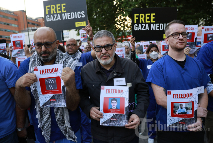 Solidaritas Pekerja Medis Inggris untuk Pekerja Medis Palestina, Foto 4 ...