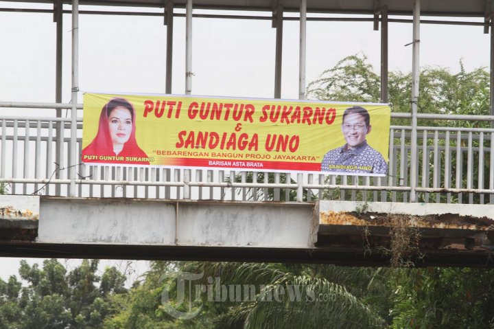 Spanduk Cagub dan Cawagub DKI Bermunculan, Foto 3 #1665621 - TribunNews.com