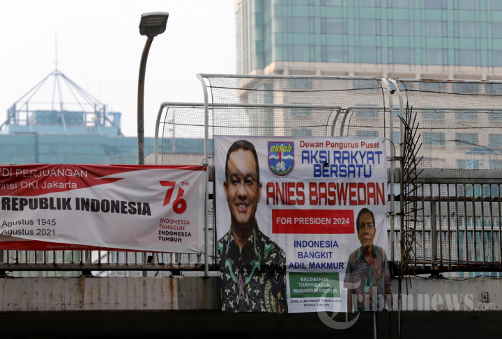 Spanduk Dukungan Anies Baswedan for Presiden 2024, Foto 4 #1892192 - TribunNews.com