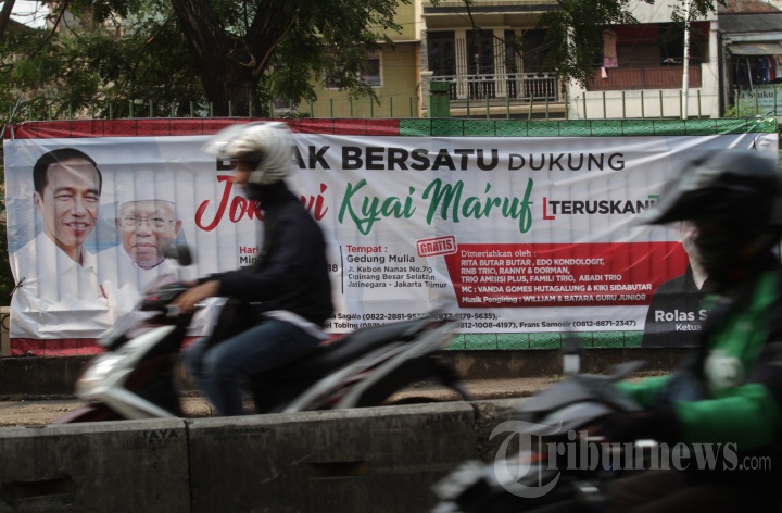 Spanduk Dukungan Capres Mulai Terpasang , Foto 5 #1770669 - TribunNews.com