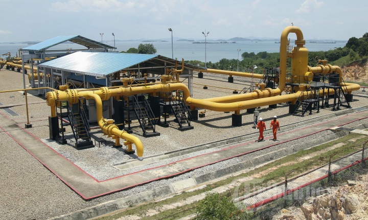Stasiun Metering Pemping Menghitung Gas Bumi Sebelum Diekspor, Foto 4 ...