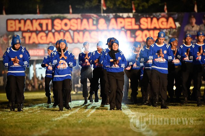 Tagana Tampilkan Tari Likok Pulo Massal, Foto 3 #1599132 - TribunNews.com