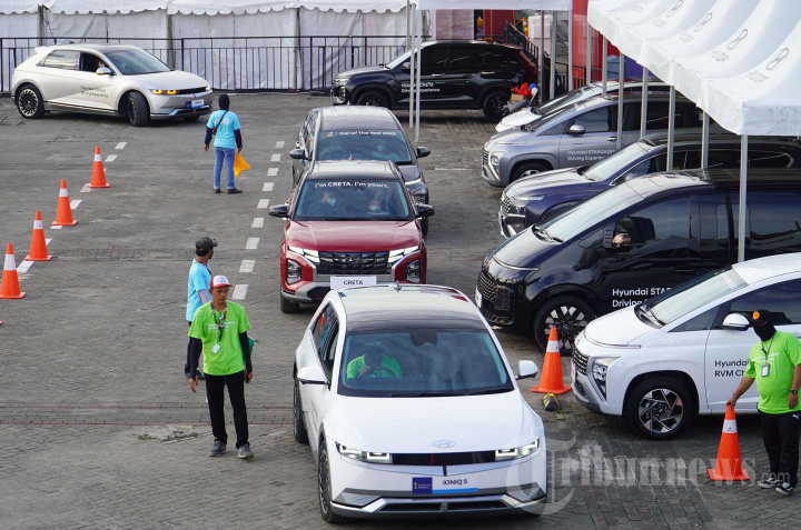 Test Drive Mobil Hyundai di IIMS 2023, Foto 3 #1957906 - TribunNews.com