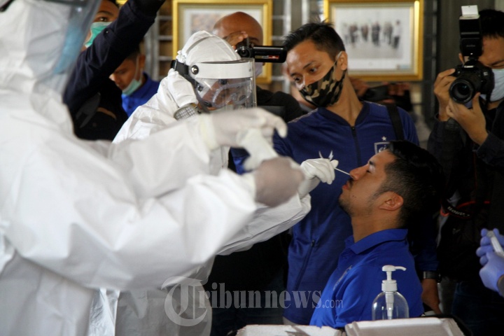 Tim PSSI Semarang Lakukan Swab Test, Foto 1 #1856095 - TribunNews.com
