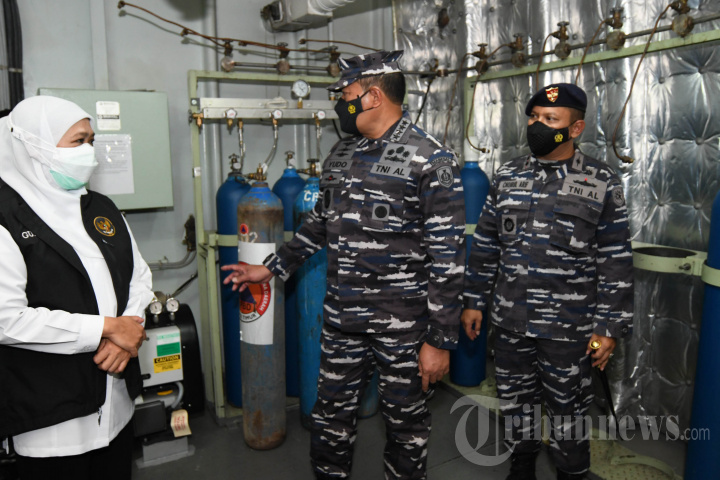 TNI AL Siapkan KRI dr Soeharso-990 Sebagai Depo IsiUlang Oksigen, Foto 15 #1888627 - TribunNews.com