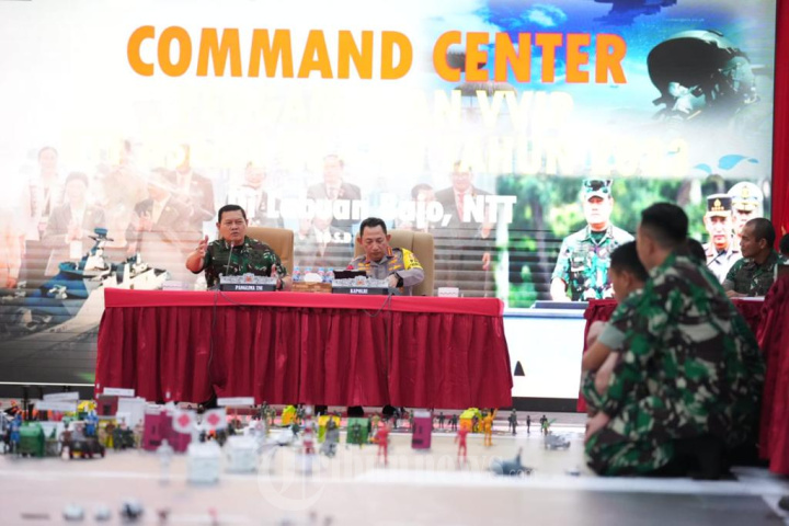 Tni Polri Gelar Tactical Floor Game Pengamanan Ktt Asean Di Lab Foto 4