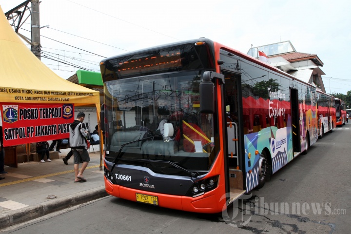 Transjakarta Tanah Abang Explorer, Foto 5 #1731535 - TribunNews.com