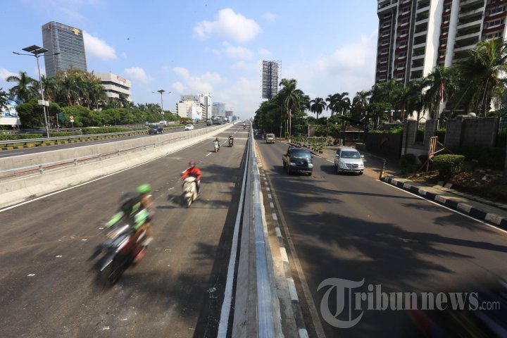 Ujicoba Flyover Kuningan, Foto 6 #1631164 - TribunNews.com
