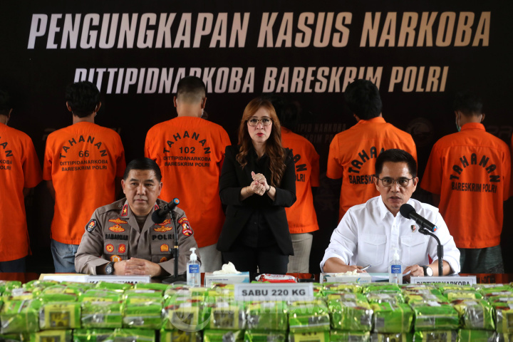 Ungkap Kasus Narkotika Jenis Sabu Jaringan Malaysia, Foto 5 #1958072 - TribunNews.com