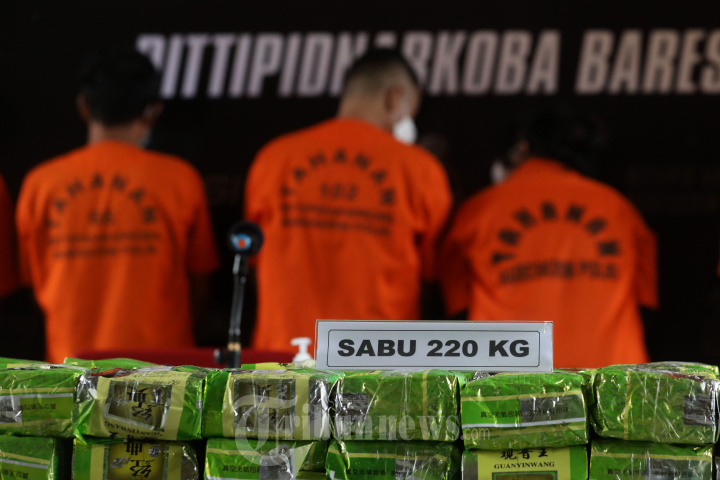 Ungkap Kasus Narkotika Jenis Sabu Jaringan Malaysia, Foto 7 #1958074 - TribunNews.com