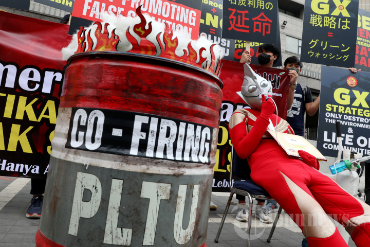 Unjuk Rasa Walhi di Kedubes Jepang, Foto 1 #1943523 - TribunNews.com