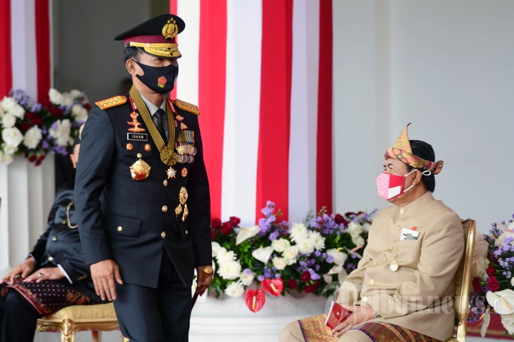 Upacara Detik Detik Proklamasi Di Istana Merdeka Saat Pandemi Foto 26