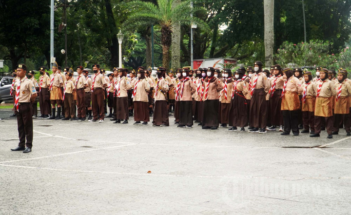 Pelepasan Peserta LT3 Anggota Pramuka Kwartir Ranting (Kwarran) Bogor ...
