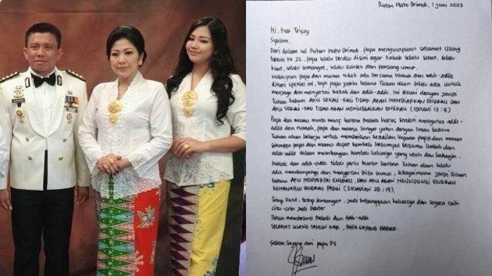 Trisha Eungelica Ultah, Ferdy Sambo & Putri Candrawathi Tulis Pesan ... Trisha Eungelica Ultah, Ferdy Sambo & Putri Candrawathi Tulis Pesan ...