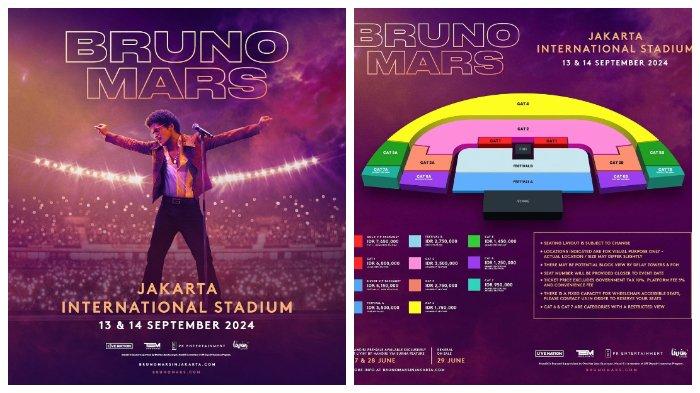 9 Cara Beli Tiket Konser Bruno Mars Jakarta 2024 Lengkap dengan Harga Tiketnya - TribunnewsWiki.com