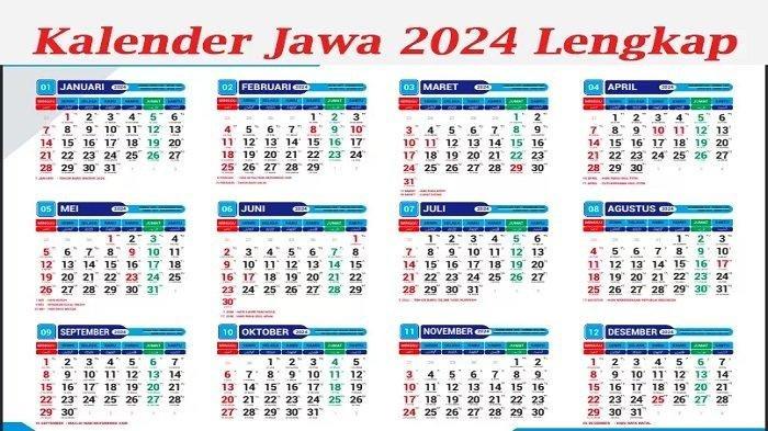 Kalender 2024 Masehi Hijriyah Jawa Lengkap Dengan Hari Libur Nasional