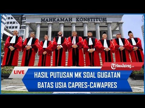 Gibran Anak Jokowi Bisa Maju Pilpres 2024, MK Ubah Syarat Capres-Cawapres - Halaman all ...