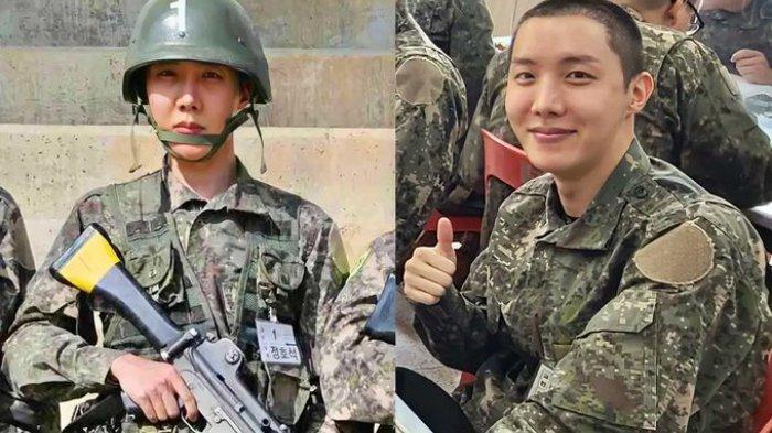 Gagahnya J-Hope BTS Kenakan Seragam Tentara & Bawa Senapan Laras ...