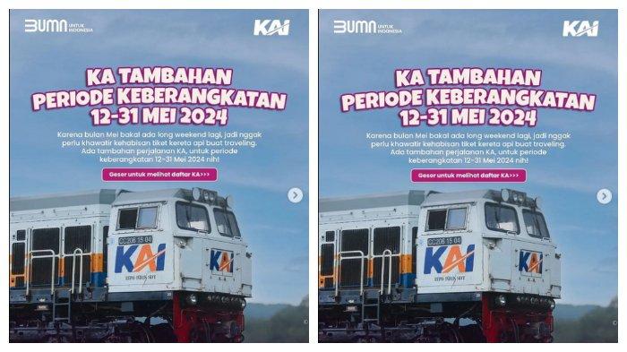 KAI Perpanjang Operasional Kereta Api Tambahan Hingga Akhir Mei 2024, Berikut Daftar Keretanya ...