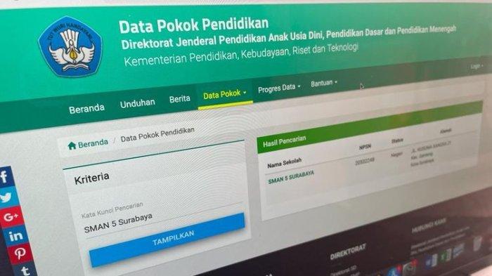 Cara Cek NISN secara Online, Bisa Buat Daftar Bantuan PIP dan BOS - TribunnewsWiki.com