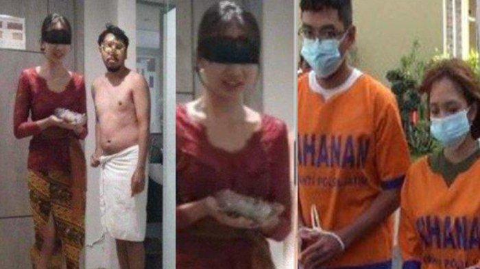 Pemeran Video Mesum Kebaya Merah yang Viral Nangis Divonis 1 Tahun Penjara dan Denda Rp250 Juta ...