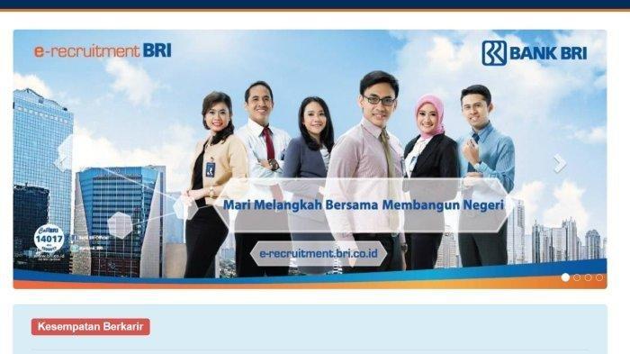 Segera Daftar, Bank BRI Buka Rekrutmen BBOP 2024 Wilayah Medan, Terbuka ...