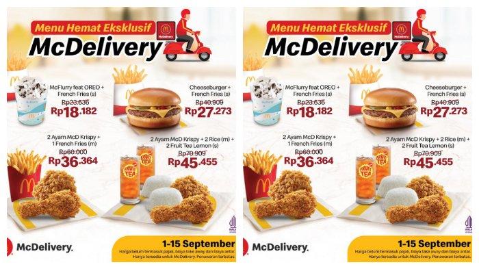 Promo September Ceria: Diskon Makanan di McDonalds dan Burger King, Ada ...