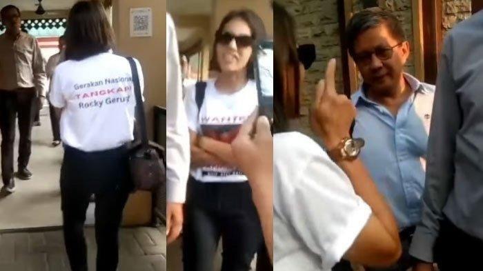 Sosok Noviana Kurniati, Wanita yang Dorong Rocky Gerung Ternyata ...