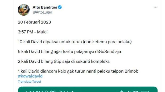 Kebohongan Mario Dandy Terbongkar, Bukti CCTV & Chat Ungkap Rencana ...