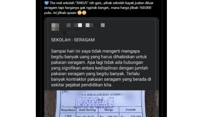 VIRAL Harga Seragam Sekolah di Tulungagung Dipatok Rp 2,3 Juta Lebih, Boleh Cicil Cuma 4 Hari ...