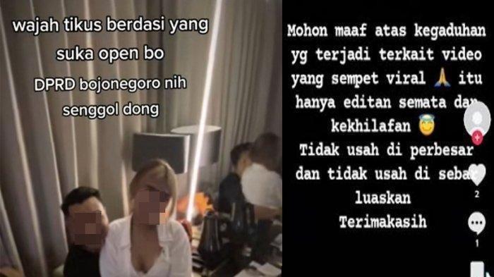 Muncul Akun Klarifikasi Video Viral DPRD Pangku Cewek Open BO, Ngaku ...
