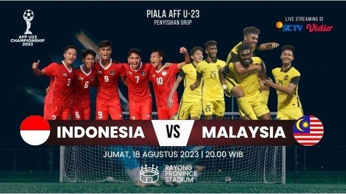 LINK LIVE Streaming Timnas Indonesia vs Malaysia U-23 Piala AFF, Nonton Gratis di TV Online SCTV ...