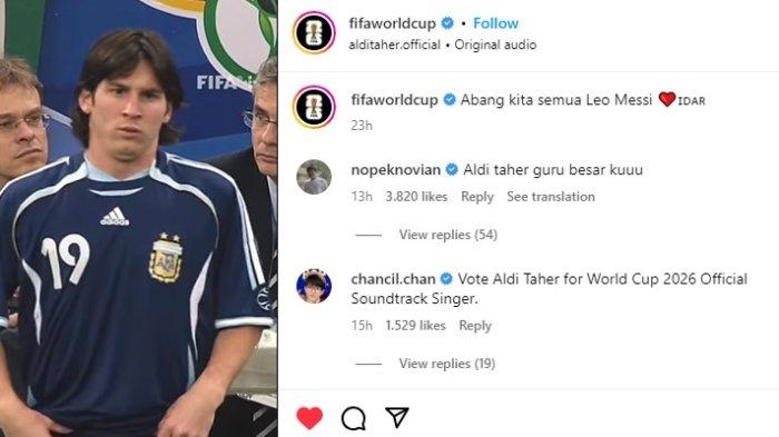 Lirik Lagu Why Mister Messi Why - Aldi Taher, Viral Diunggah Instagram ...