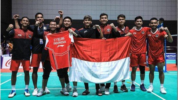 Badminton Beregu Putra Indonesia Raih Medali Emas SEA Games 2023 Usai Bantai Malaysia 3-1 ...