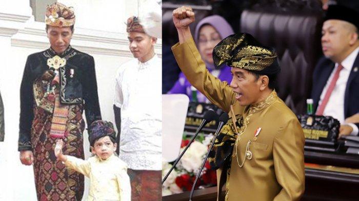 BAJU Adat Jokowi di 2 Event Besar: Baju NTB di Pidato MPR, Baju Bali di ...
