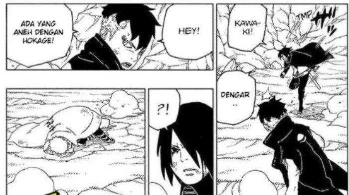 SPOILER Boruto Chapter 55: Naruto Tak Sadarkan Diri, Kawaki Tunjukan ...