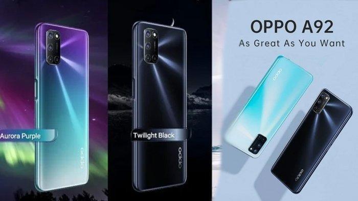 Resmi Dirilis di Indonesia, Berikut Harga & Spesifikasi Lengkap HP Oppo A92, Dibekali 5 Kamera ...