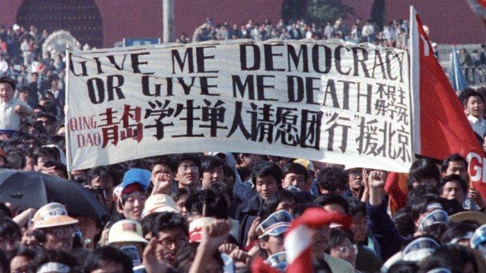 Hari Ini dalam Sejarah, 18 April 1989 - Aksi Ribuan Pelajar Tiongkok di ...