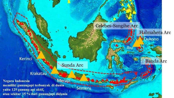 6 Gunung Api di Indonesia Erupsi Secara Bersamaan, Begini Penjelasan ...
