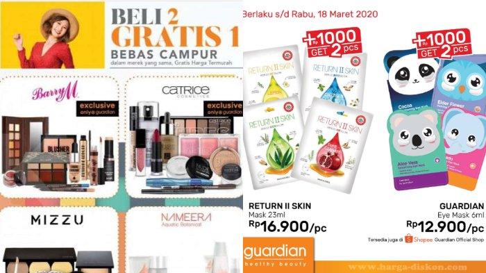 Promo Guardian Periode 12-18 Maret 2020, Tambah 1000 Dapat 2, Berlaku ...