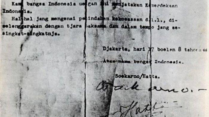 17 AGUSTUS - Isi Pidato dan Naskah Proklamasi (B. Indonesia - Museum ...