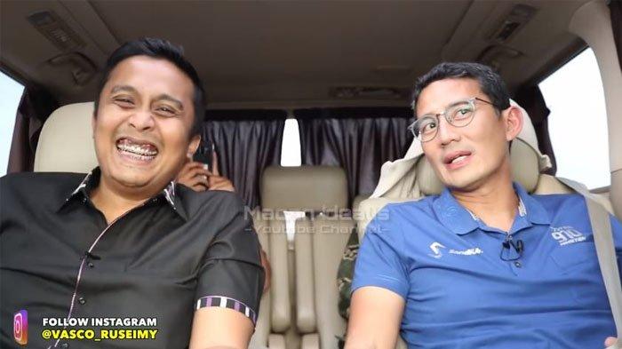 Vasco Ruseimy Tertawa Dengar Cerita Sandiaga Uno Pernah Naik Pesawat ...