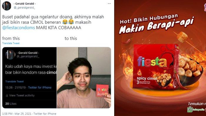 Viral di Medsos, Fiesta Keluarkan Kondom Rasa Spicy Cimol, Berawal dari ...