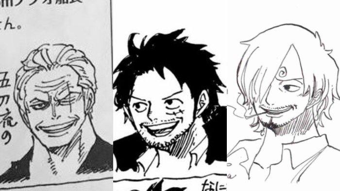 Inilah Wajah Luffy dengan Krunya di One Piece Jika Sudah Tua, Mirip ...