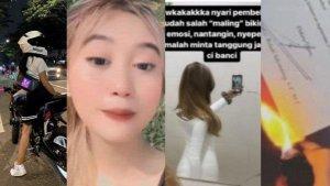 TAMPANG Rebecca Alias Ebek, Cewek yang Bakar Ijazah Pacar Cuma Gara-gara Helm Tak Dikembalikan ...