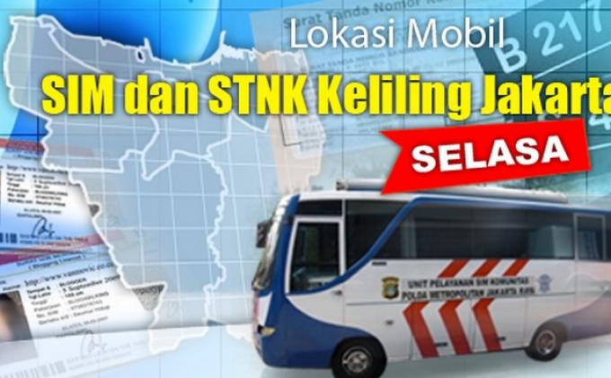 Lokasi Layanan SIM dan STNK Keliling Hari Ini - Wartakotalive.com