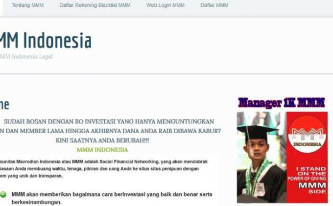 Inilah Sejarah Keberadaaan MMM di Indonesia - Wartakotalive.com